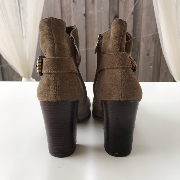 Sam Edelman | Shoes | Sam Edelman Suede Leather Ankle Bootie 75 | Poshmark